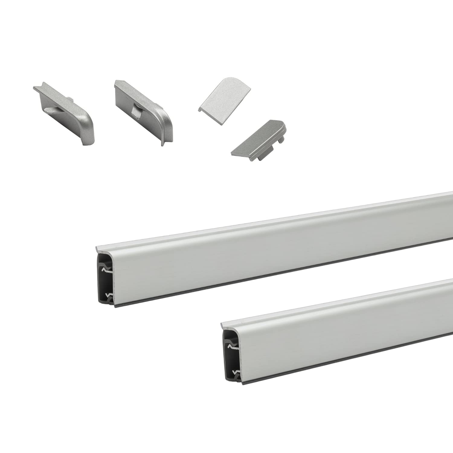 Barra de Aluminio para Encimera de Cocina Longitud 2m + Accesorios (2 ...