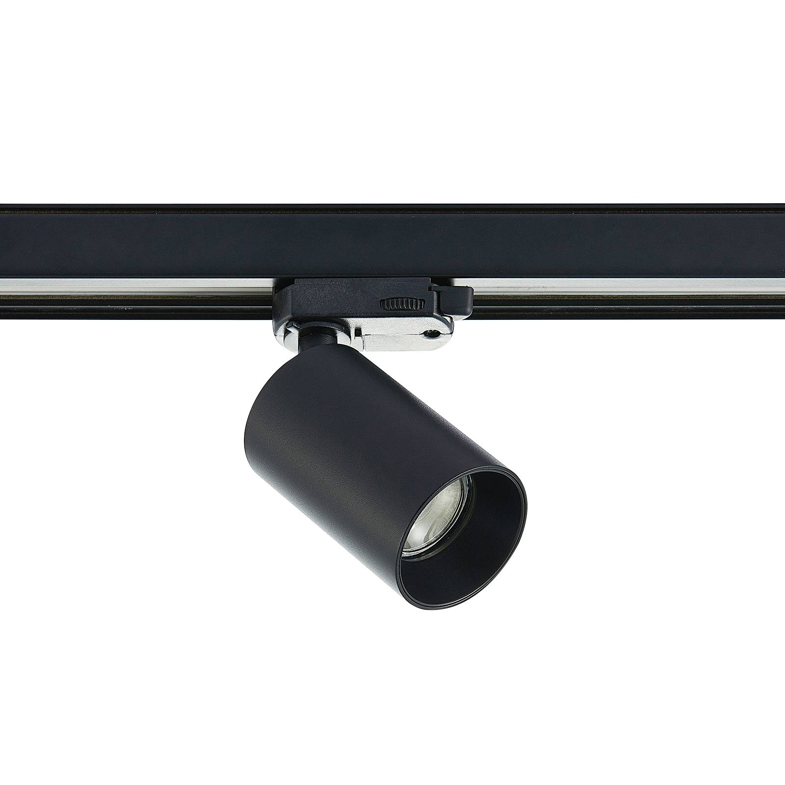Spot sur rail Arcchio Brinja, noir, Ø 6 cm, 3 phases, Lampe à poser ...