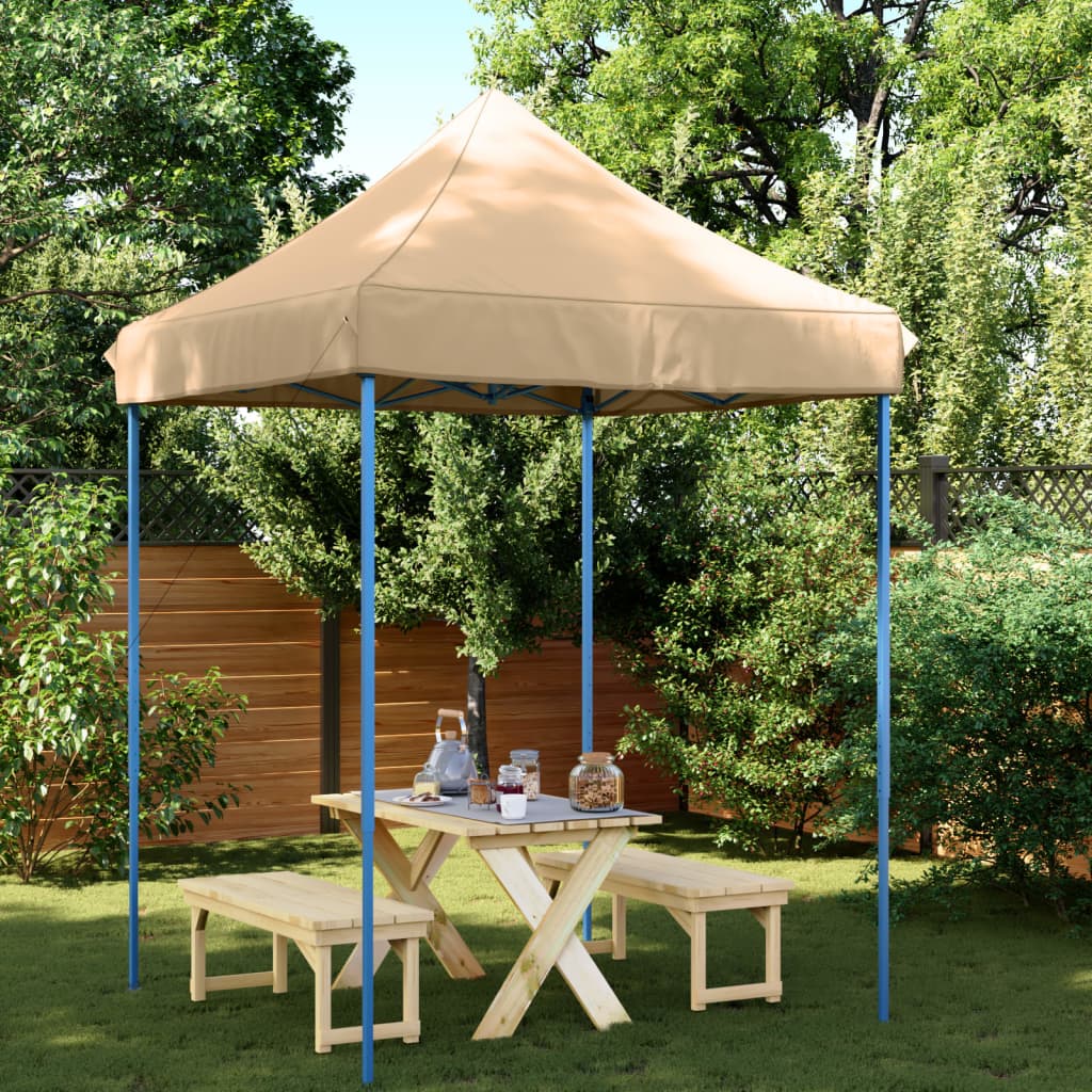 Carpa de recepción plegable retráctil beige 200x200x306 cm | Leroy Merlin