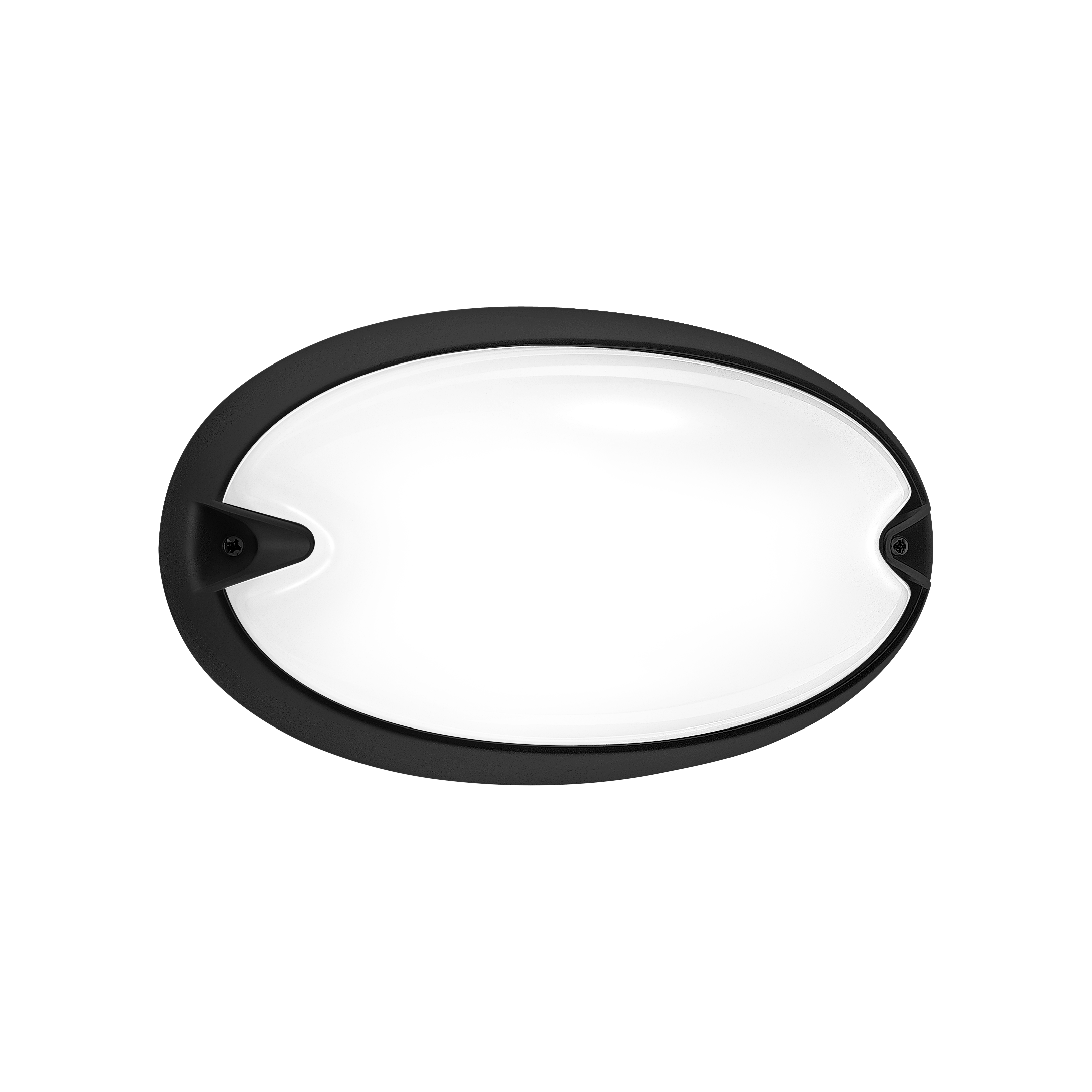 Lámpara de techo blanca E27 IP55, chip de techo y pared ovalado de 25 W ...