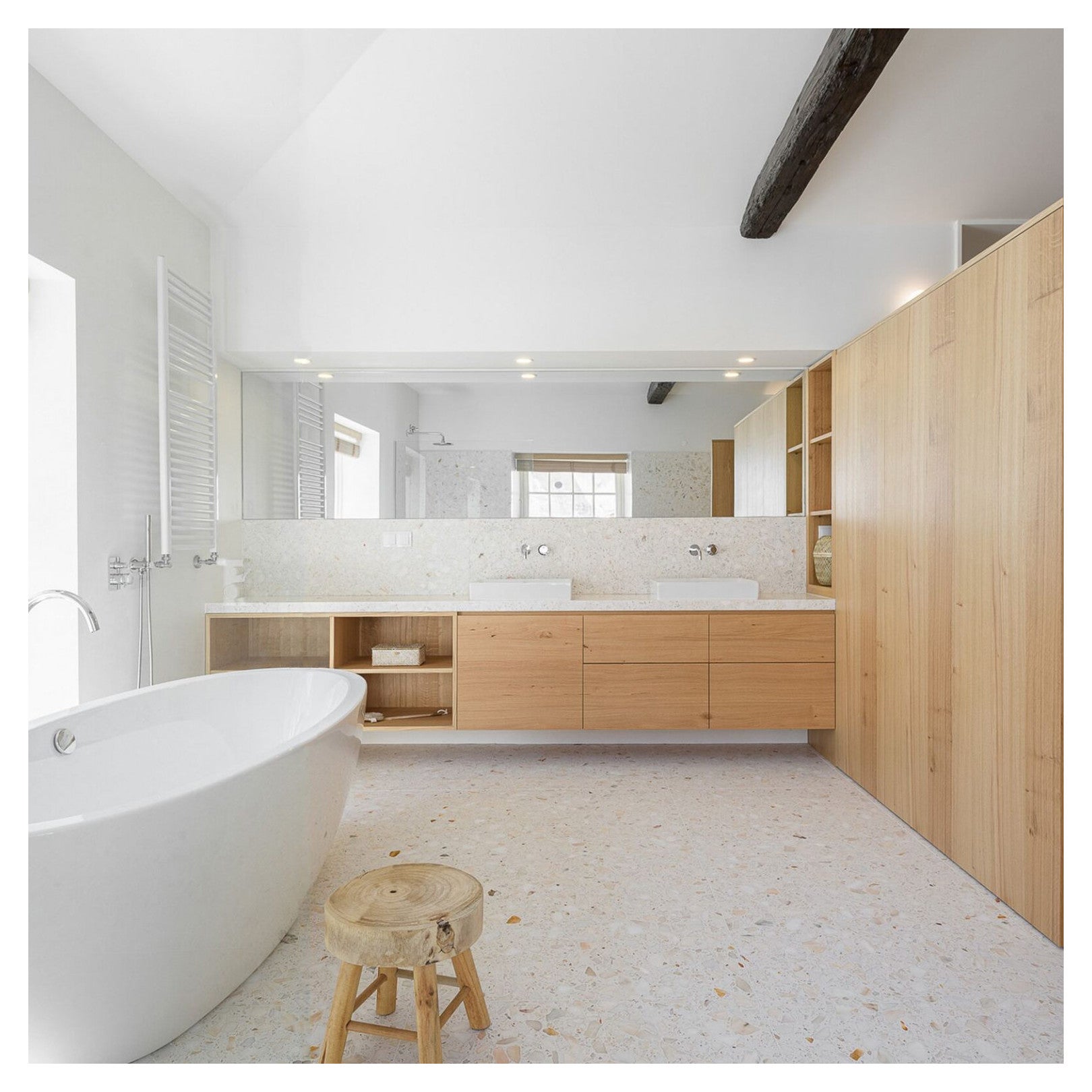 Véritable Carreau Terrazzo MARBELLA 120x90 cm boîte de 01.08m2 Vieilli ...