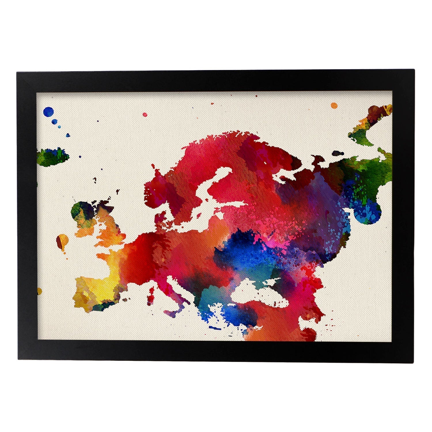 Poster De Mapa Europa. Láminas E Ilustraciones De Ciudades, Comunidades ...