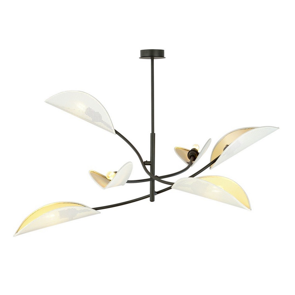 Suspension Fleur de Lotus, Acier, Blanc, EPIKASA | Leroy Merlin