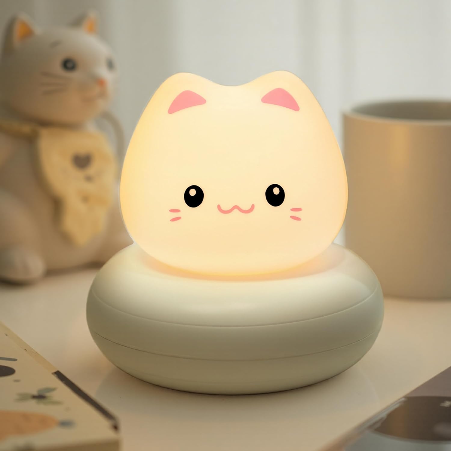 Veilleuse pour enfants, jolie lumière douce pour protéger les yeux ...