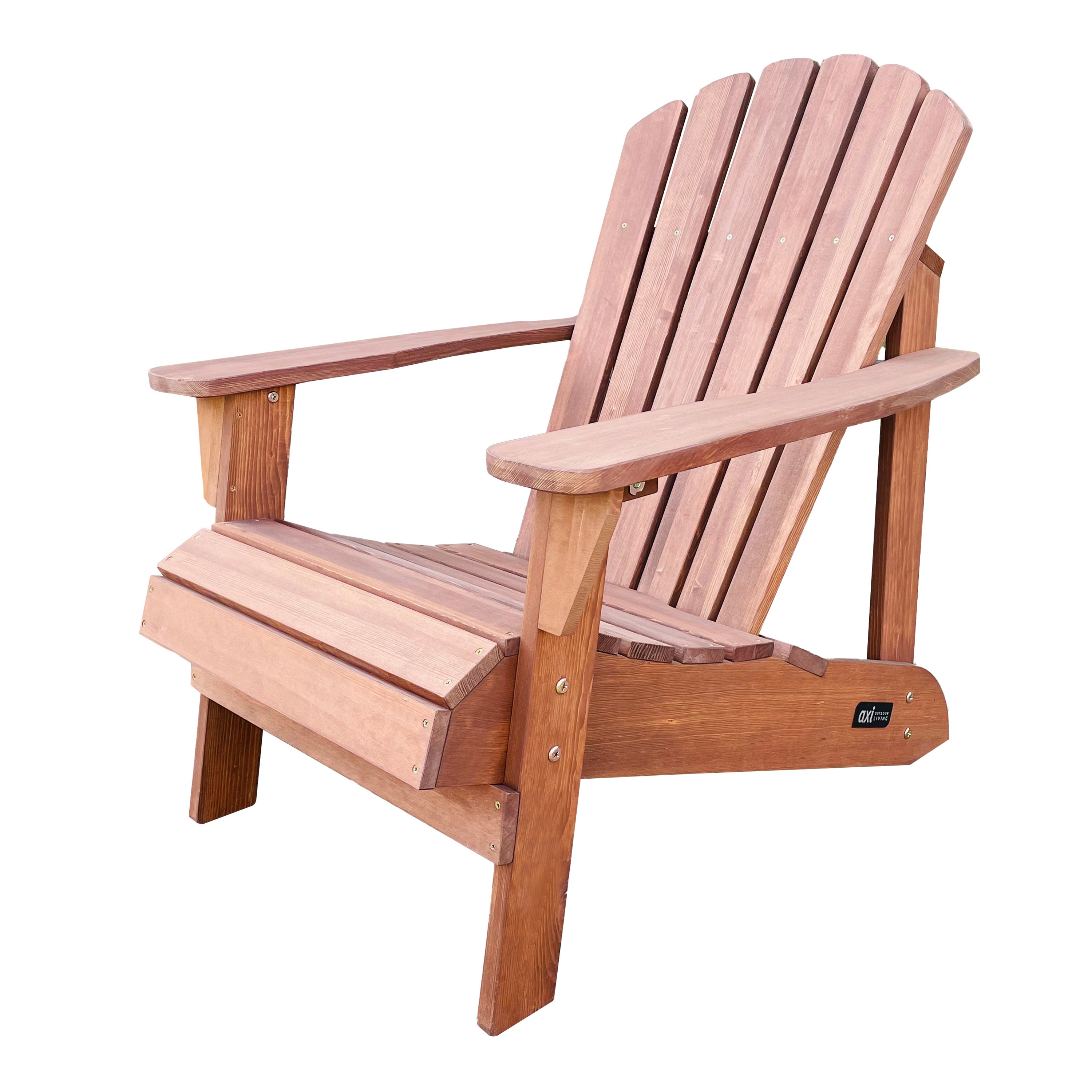 AXI Carmen Chaise Adirondack, Transat Bois, Marron | Chaise de Jardin ...