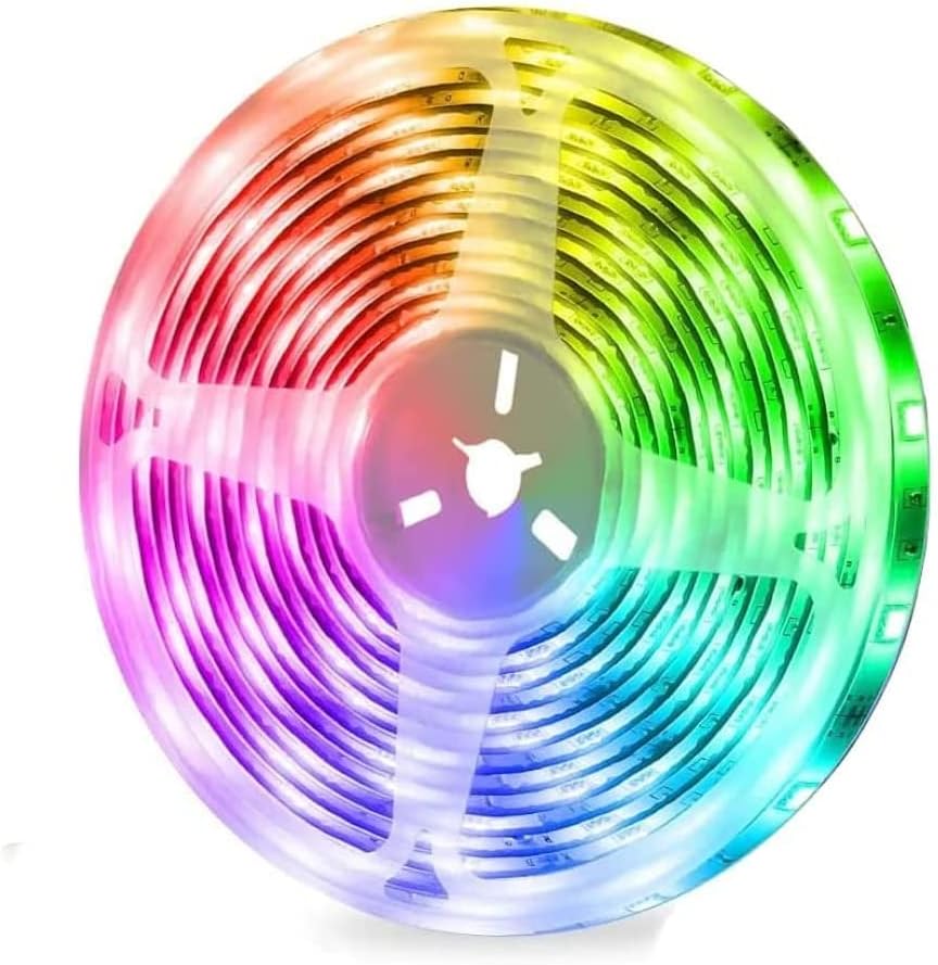Striscia LED 5M, striscia LED RGB 5V, telecomando, per camera da letto ...