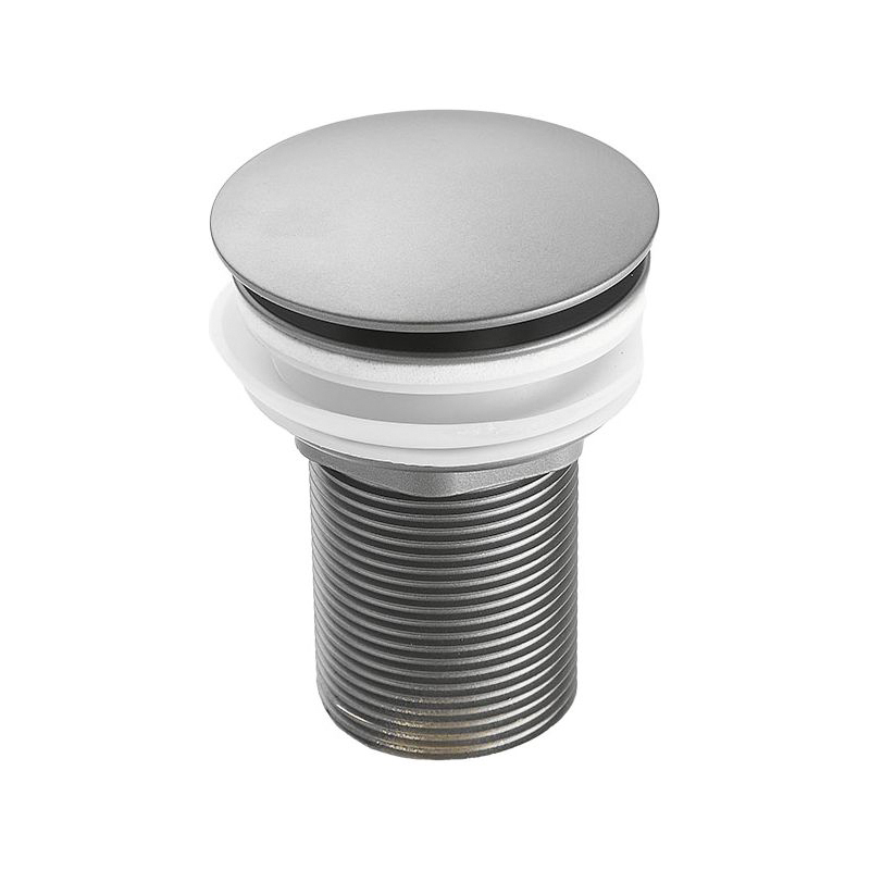 Valaz Valvula click clack para lavabo o bide redondo Gun metal | Leroy ...