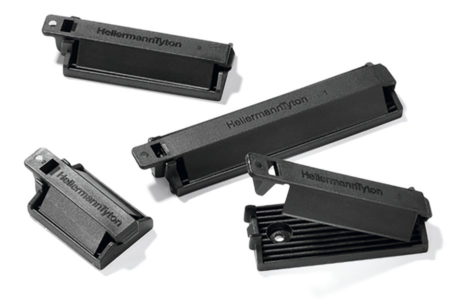 Lot de 25 clips avec capots pour cables 25x56,5mm-HellermannTyton | Leroy Merlin