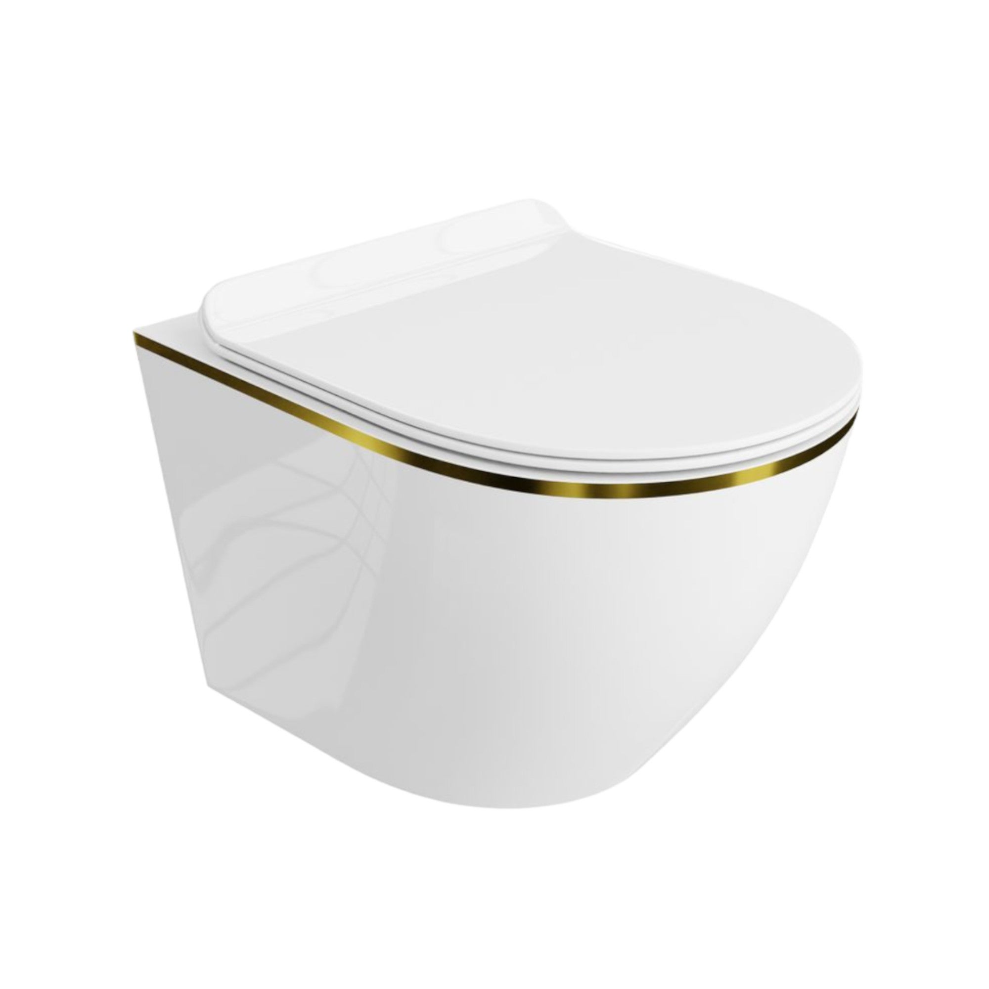 LAVITA Sofi Slim Gold Line WC suspendu | L'abattant de WC à chute lente ...