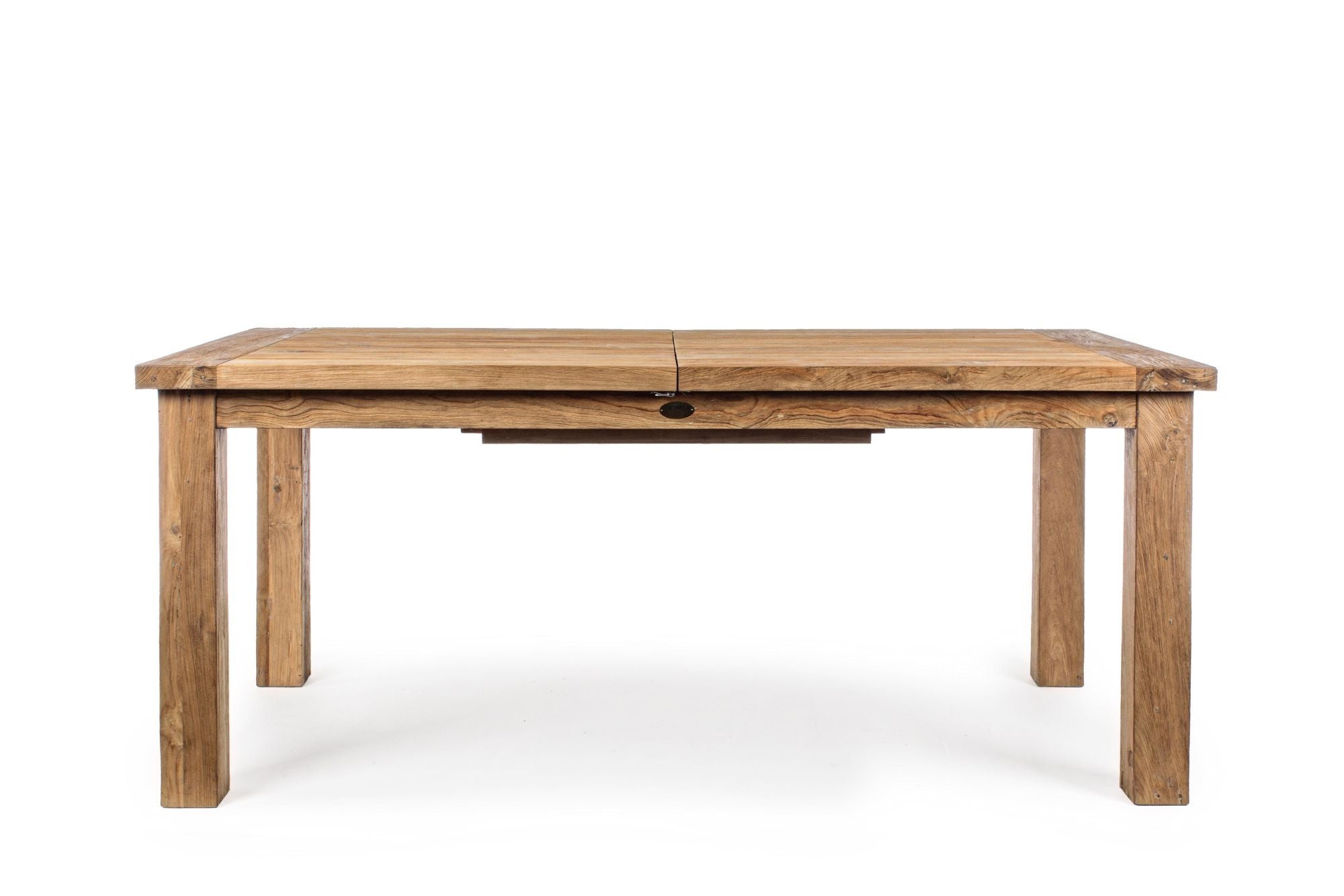 Mesa extensible de exterior 180-250 cm de madera maciza rústica Fsc ...