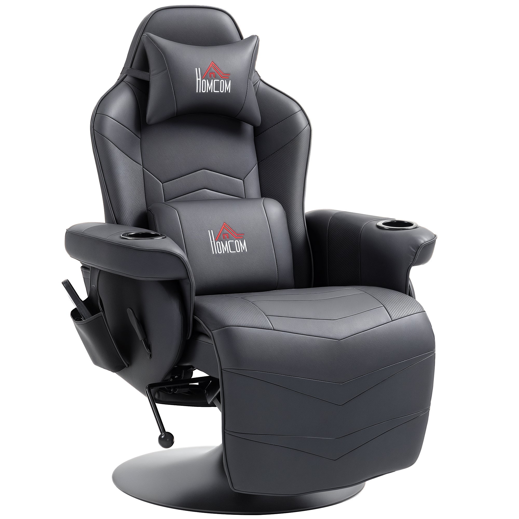 Fauteuil de jeu, fonction massage, dossier inclinable, repose-pieds ...