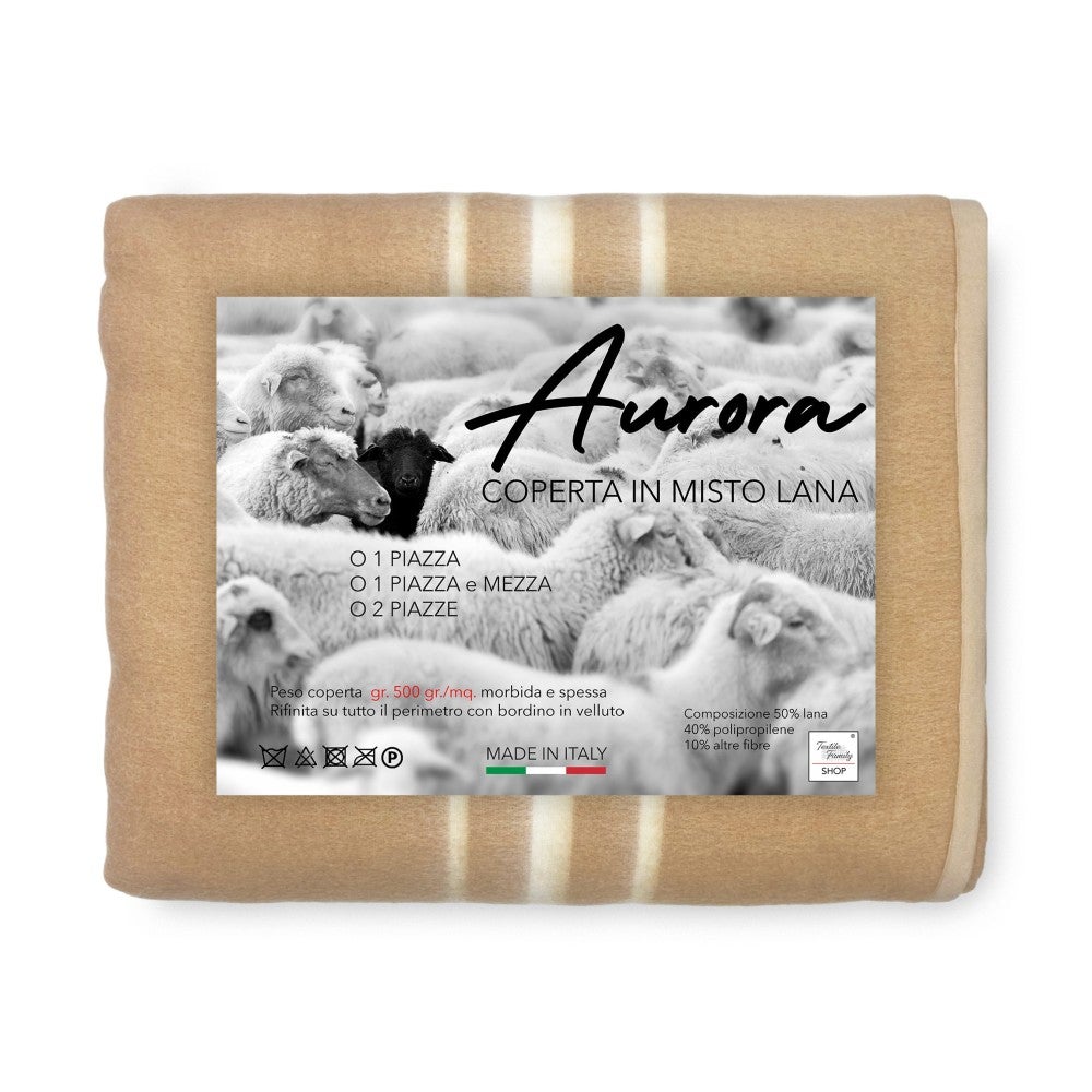 COPERTA IN misto lana AURORA INVERNALE 1 PIAZZA E MEZZA | Leroy Merlin