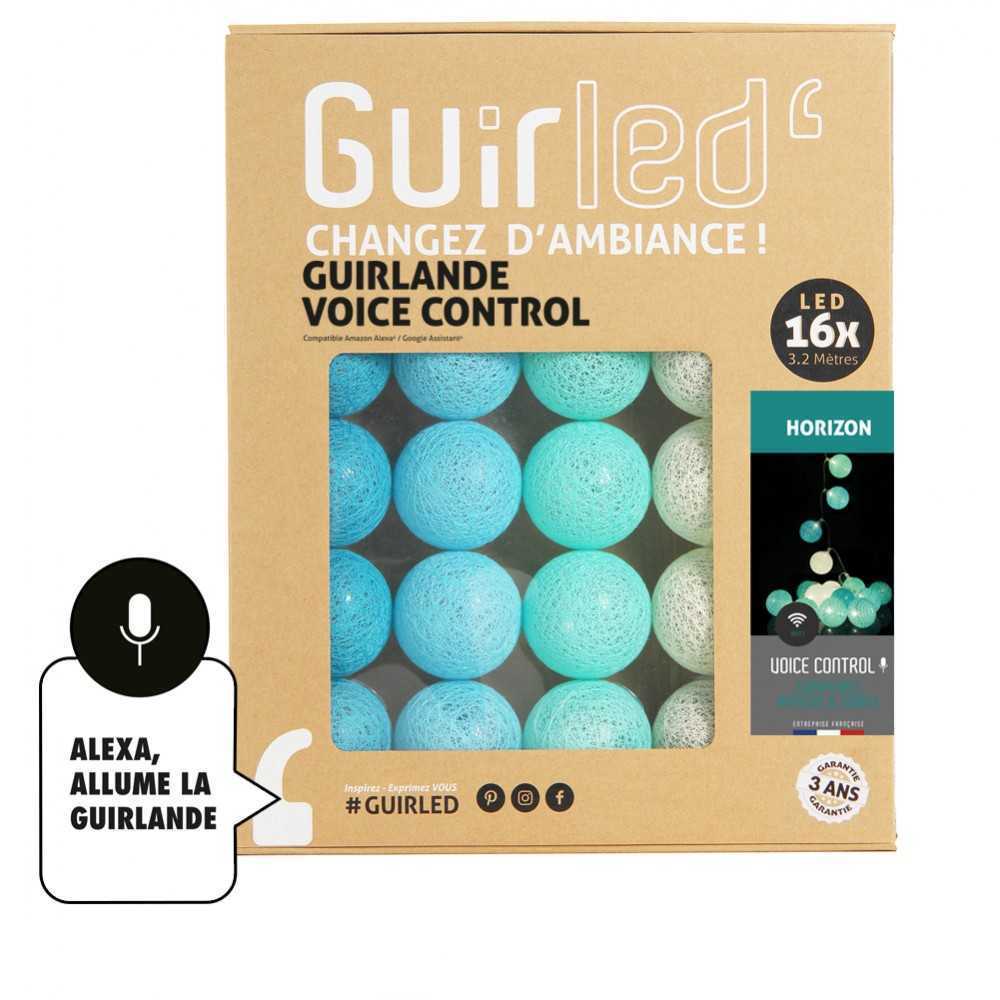 Guirlande lumineuse wifi boules coton LED USB - Alexa & Google ...