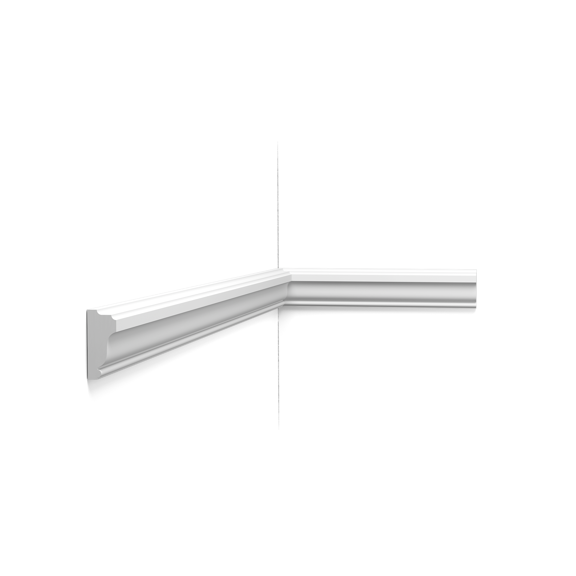 PX117 Cimaise murale Orac Decor - 3,5x1,5x200cm (h x p x L) - moulure ...