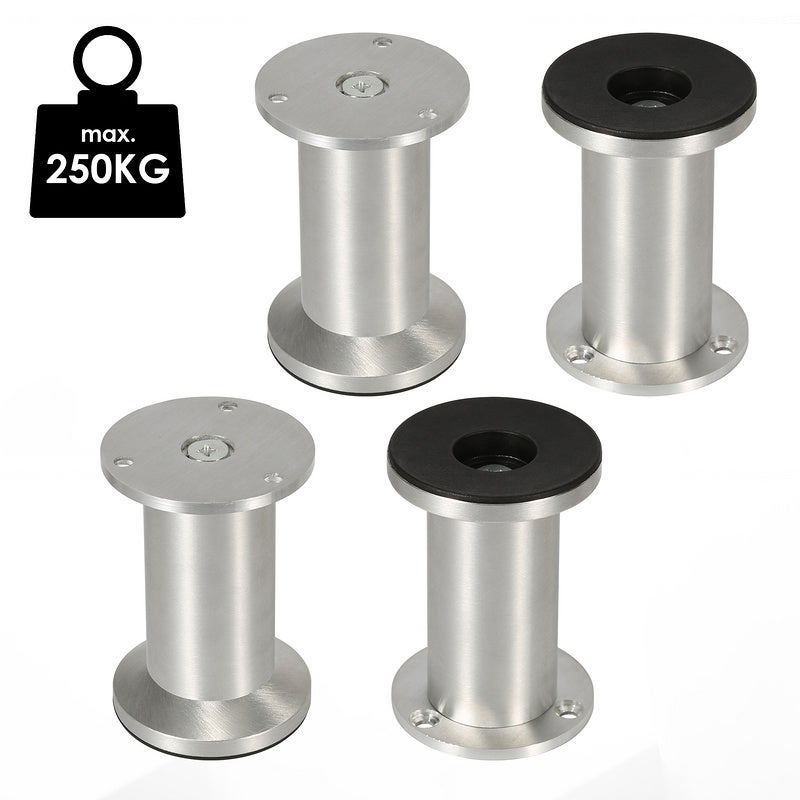 4X Pies de Mueble Pedestal Pies de Mueble Patas de Armario Cama ...