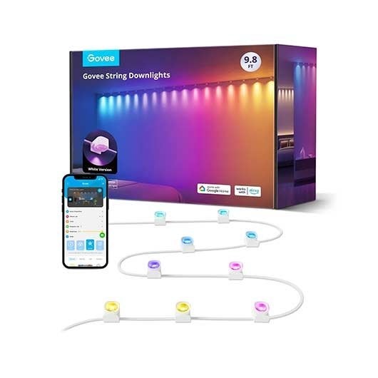 LUCES EMPOTR. GOVEE H608B RGBIC STRING DOWNLIGHTS | Leroy Merlin