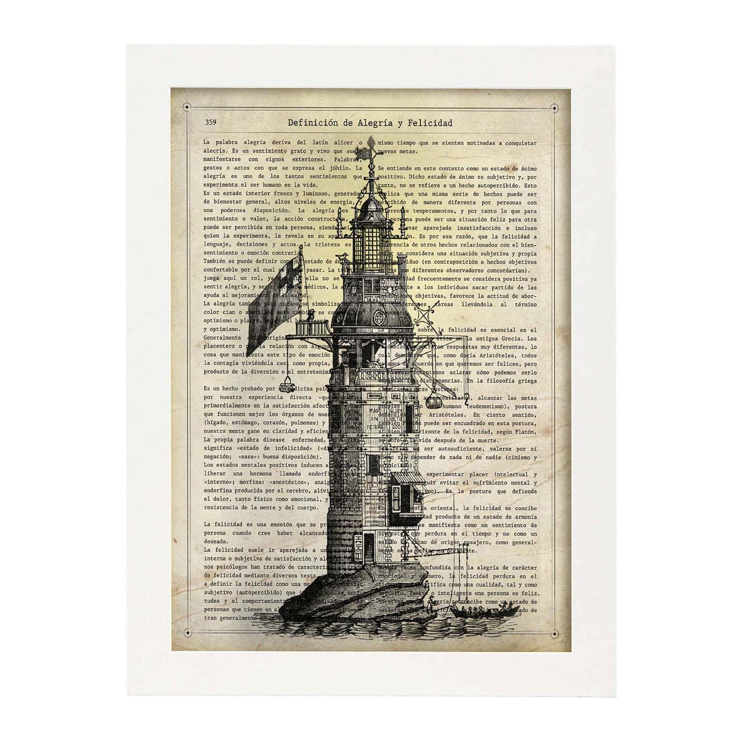 Poster De Faro.láminas Vintage Para Posters Con Diseño Vintage Y ...