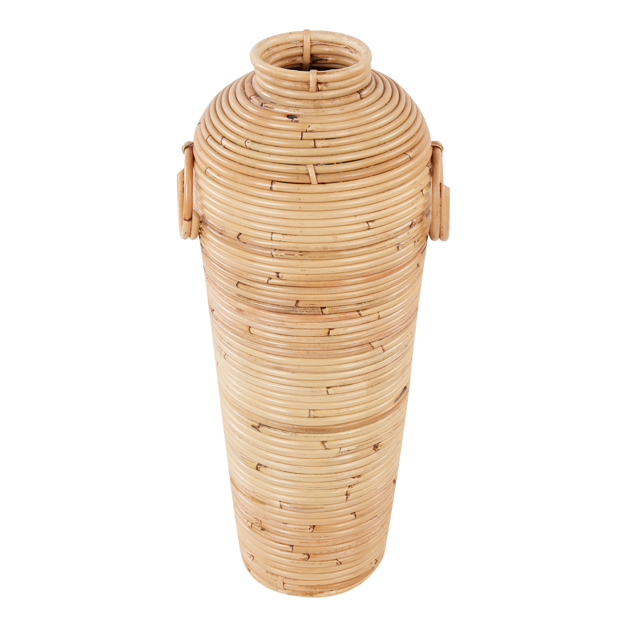 Vase décoratif ELATIA Rotin 50 cm Naturel | Leroy Merlin