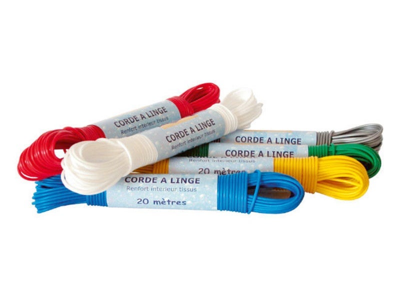 Corde Linge 20M Etendage Assorti | Leroy Merlin