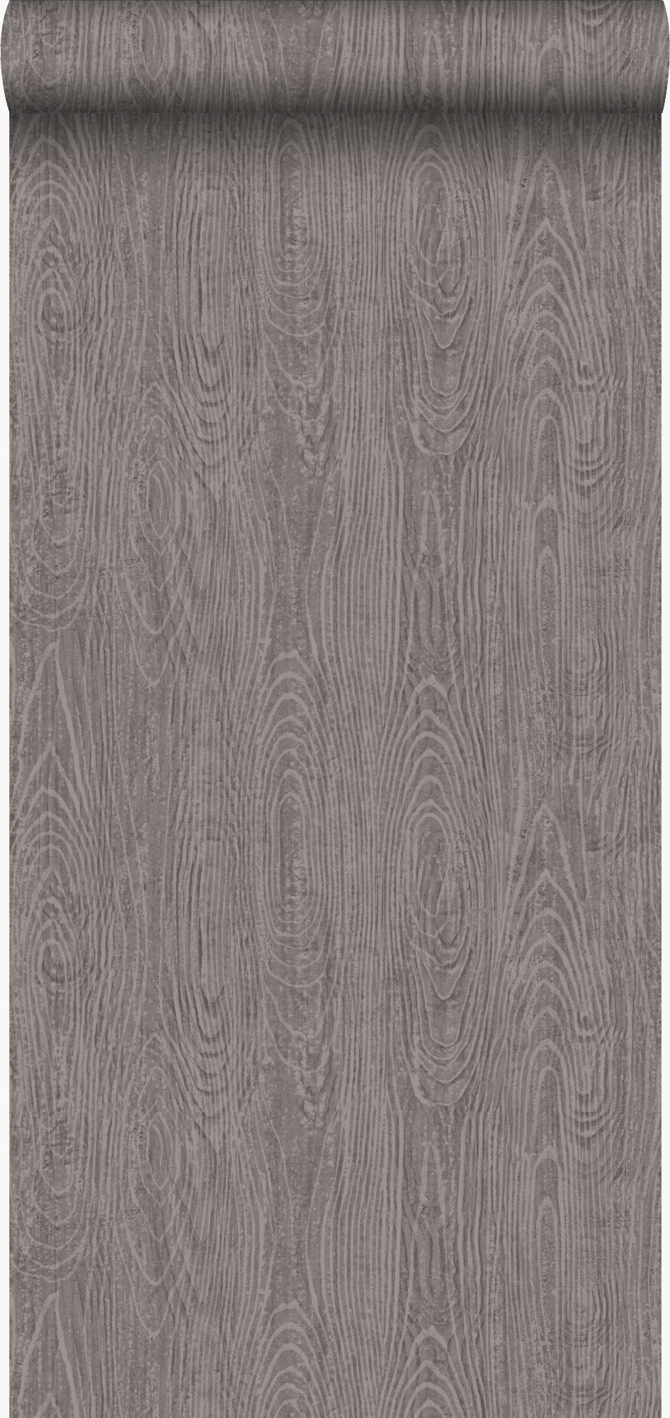 Papel pintado tablas de madera con grano de madera gris pardo - 53 cm x ...