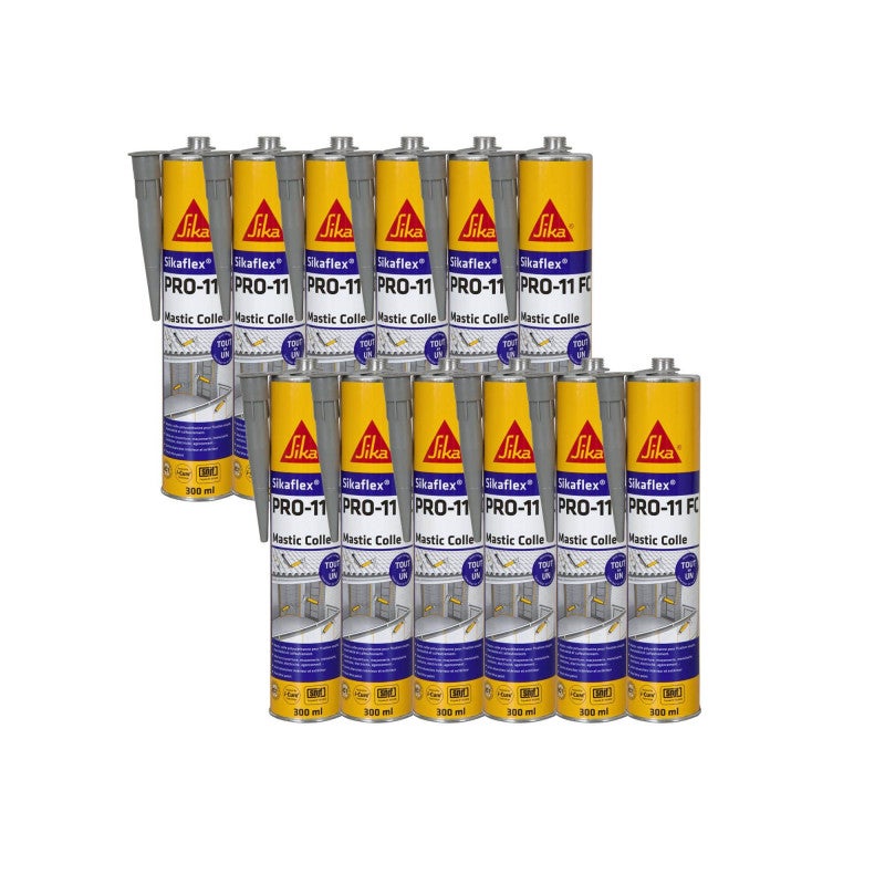 Mastic colle SIKA Sikaflex PRO 11 FC - Gris - 300ml - Lot de 12 | Leroy ...