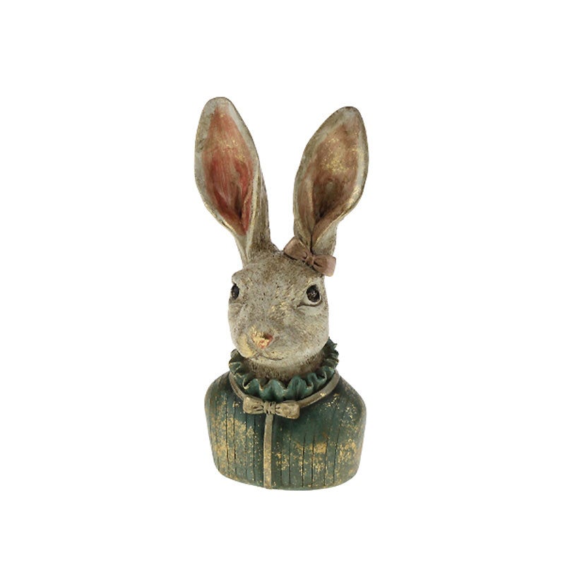 Buste de lapin Heidilein 11x10x23cm | Leroy Merlin