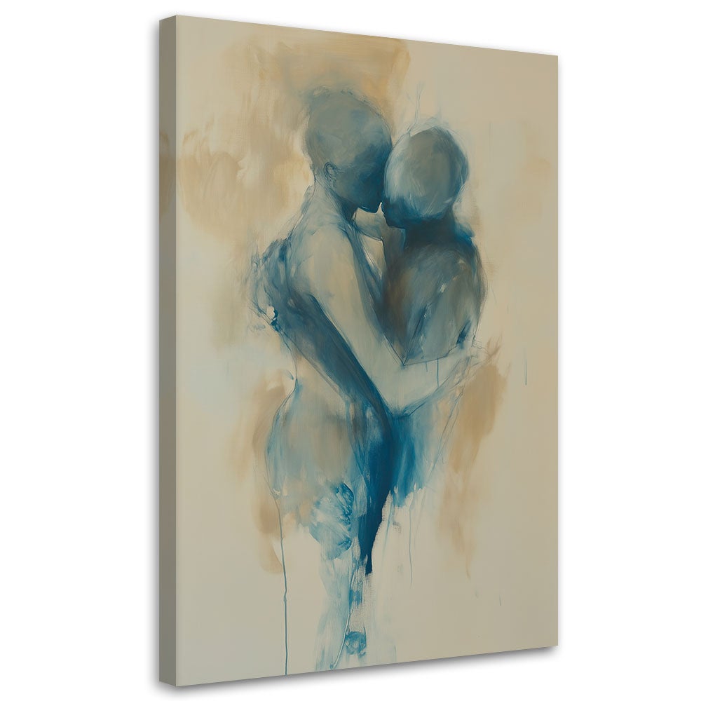 Tableau sur toile Nu Couple Baiser 40x60 | Leroy Merlin