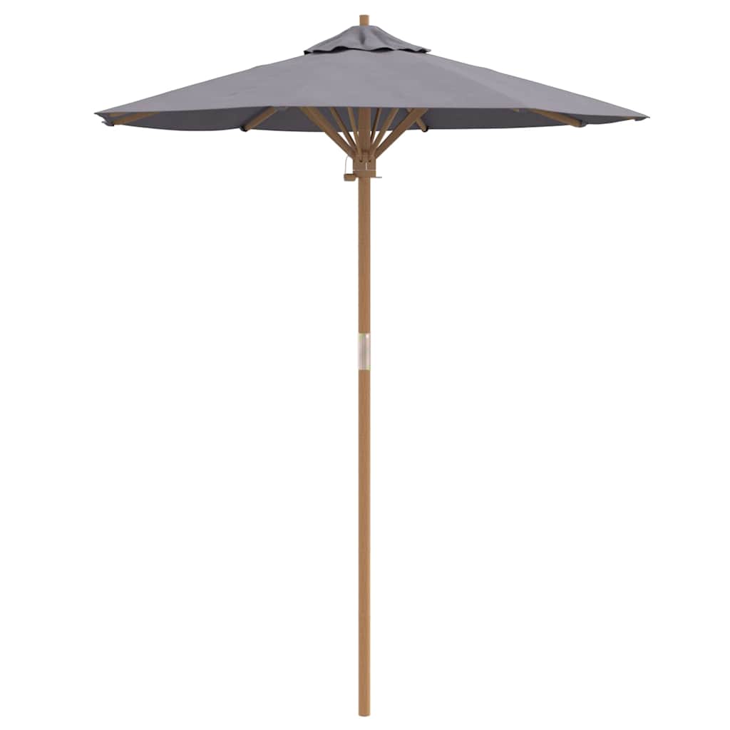 Parasol de jardin Gris foncé 180 x 180 x 230 cm Bambou | Leroy Merlin