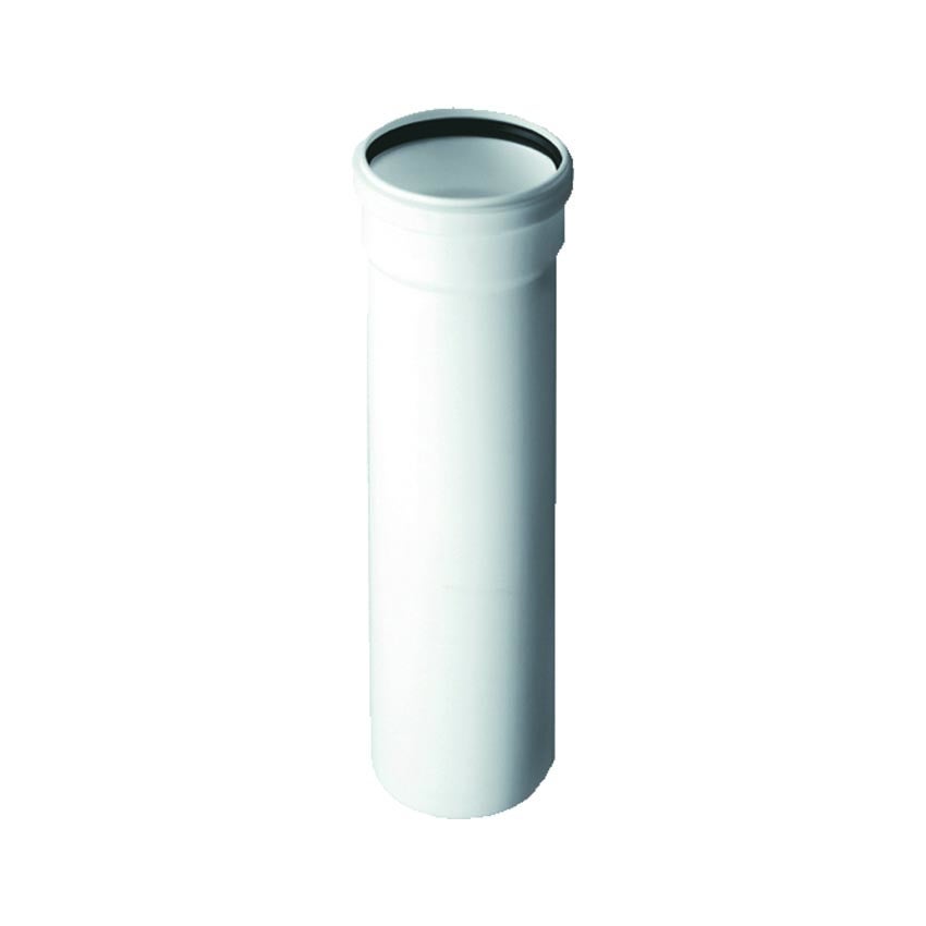 Elemento lineal de tubo rígido MF, Ø 125 mm, L 50 cm, PPS, color blanco ...