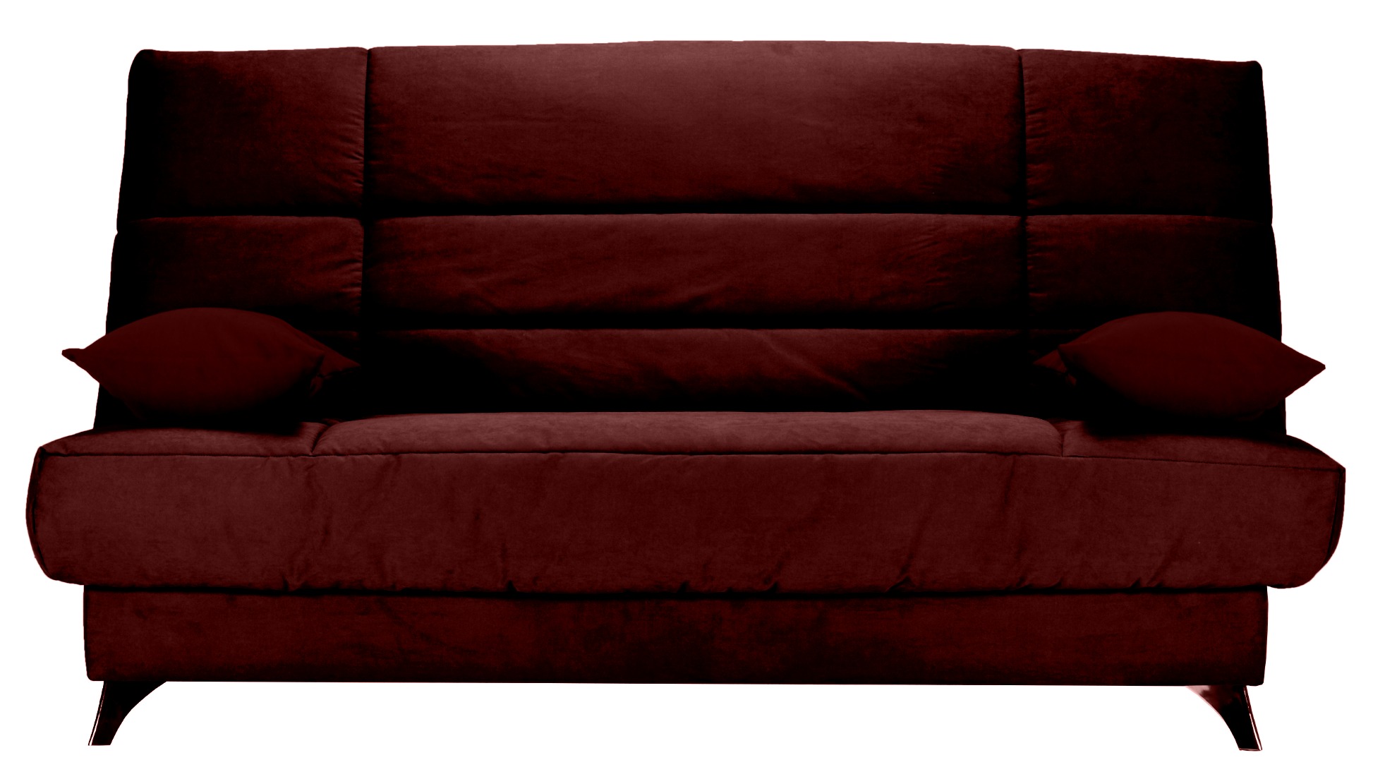 Banquette Clic-clac tissu 130x190 matelas Bultex 14cm avec rangement ...