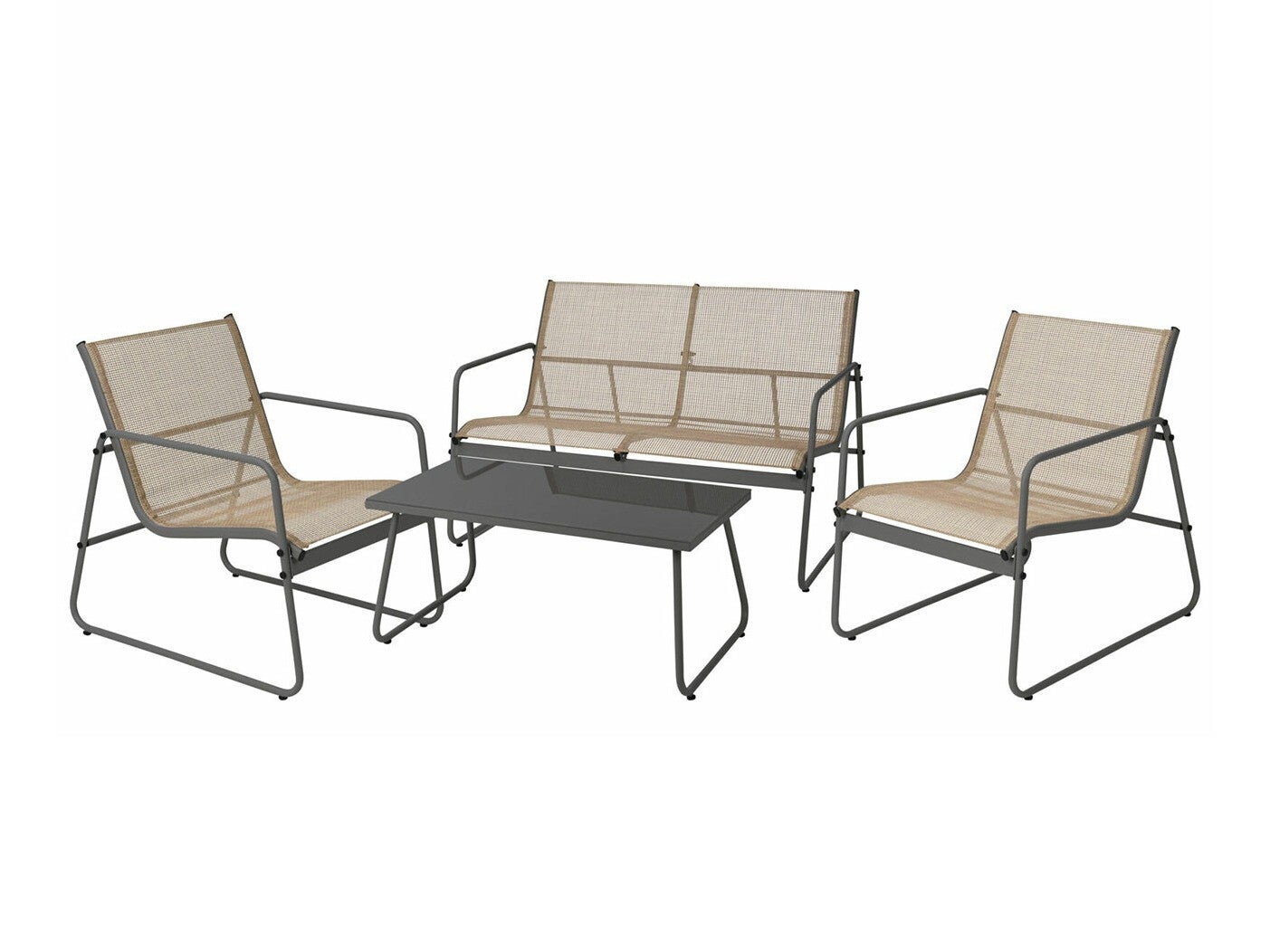 Conjunto de muebles de exterior Richardson 117, De color marrón claro ...