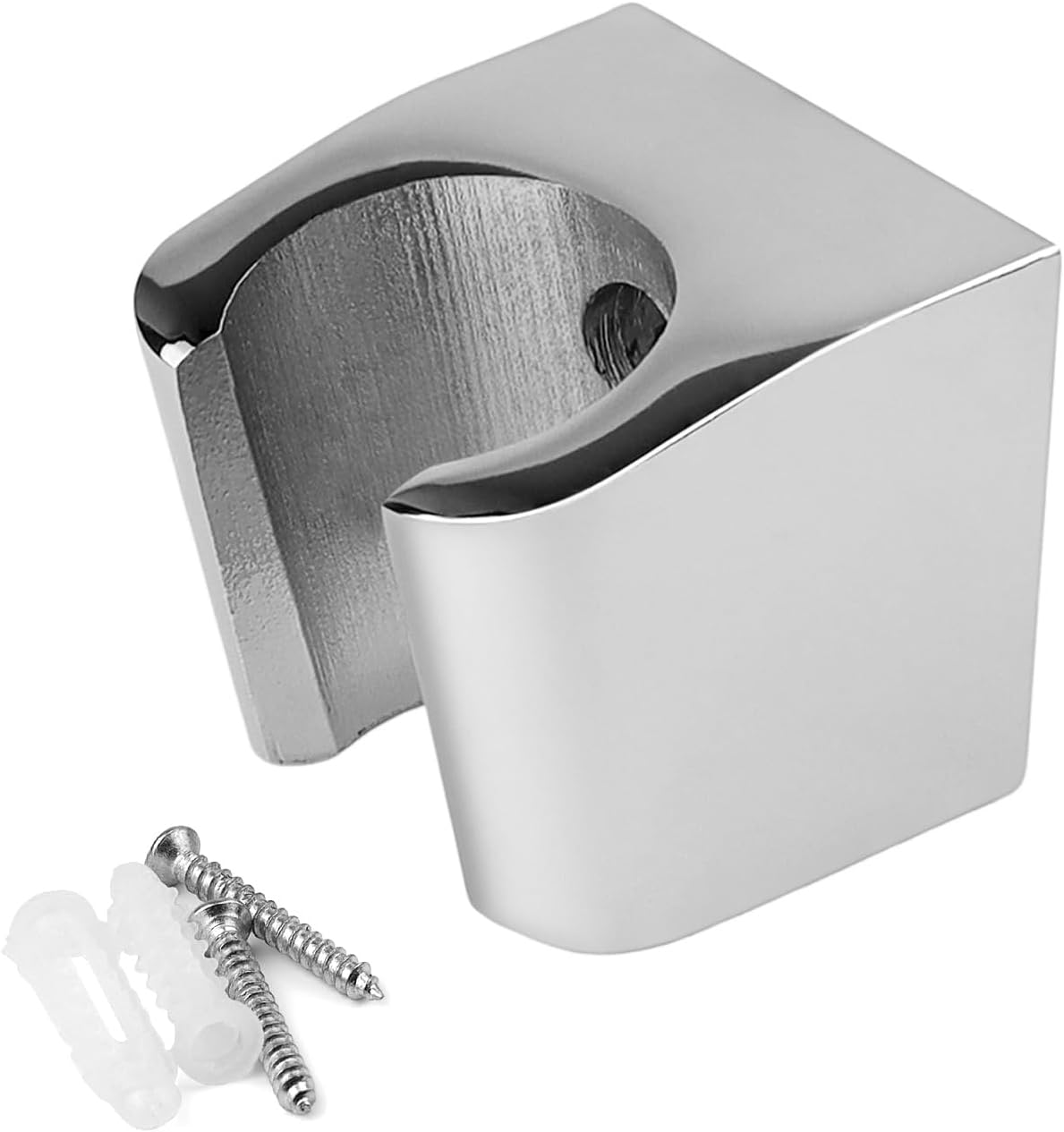 Support de douche, support de pommeau de douche argenté, support mural ...