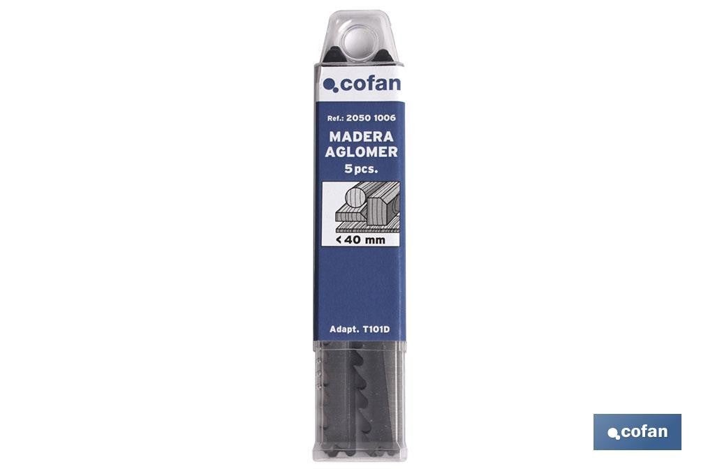 SIERRA CALAR (5PCS) T101DP HCS 75X4 MADERA/AGLOMER | Leroy Merlin