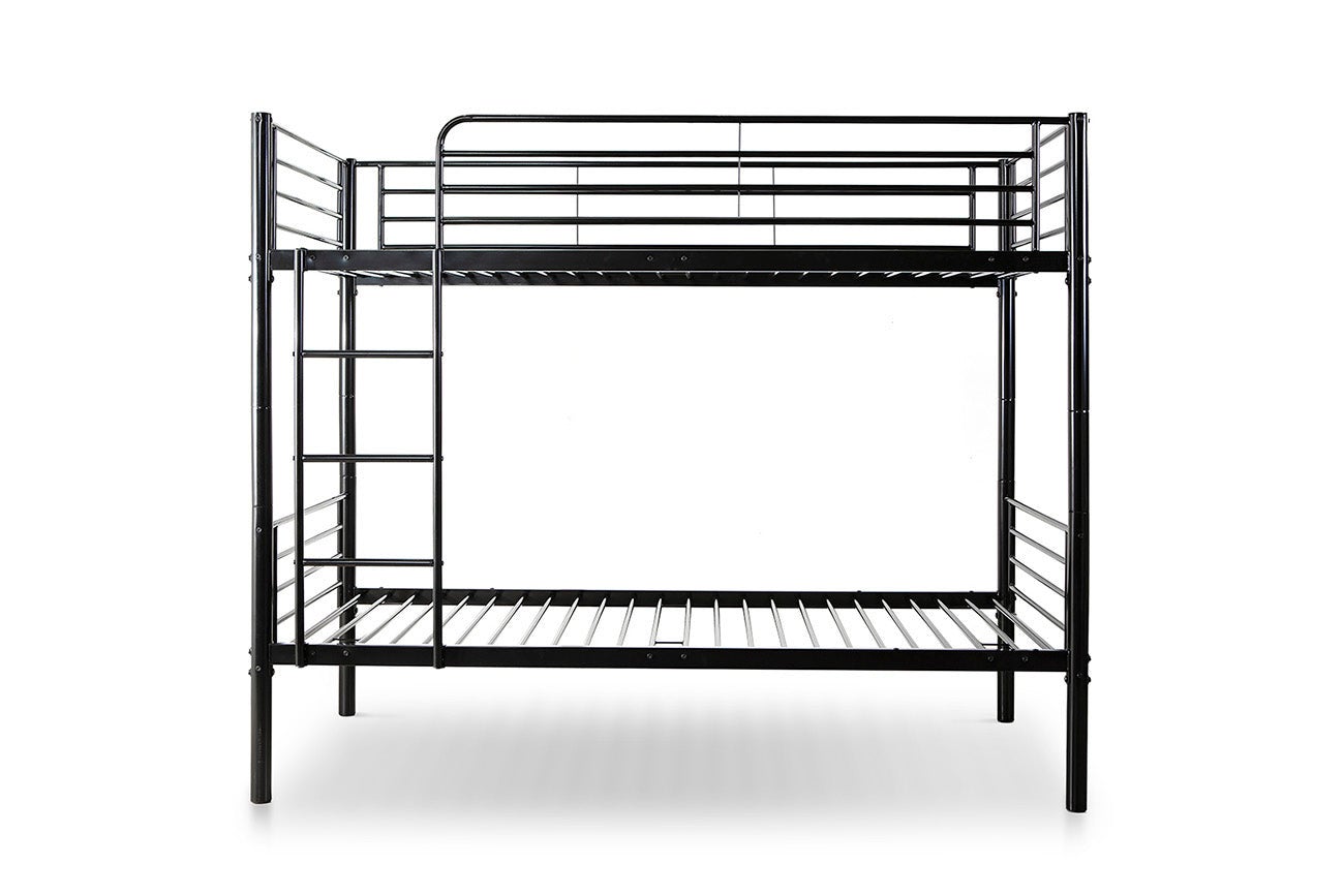 Litera Metalica Doble Cama 90cm Negro | Leroy Merlin