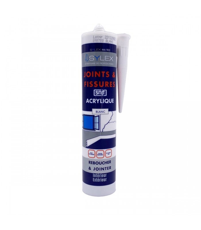 Mastic Joints et Fissures SNJF 280ml SYLEX MA 902 (Blanc) | Leroy Merlin