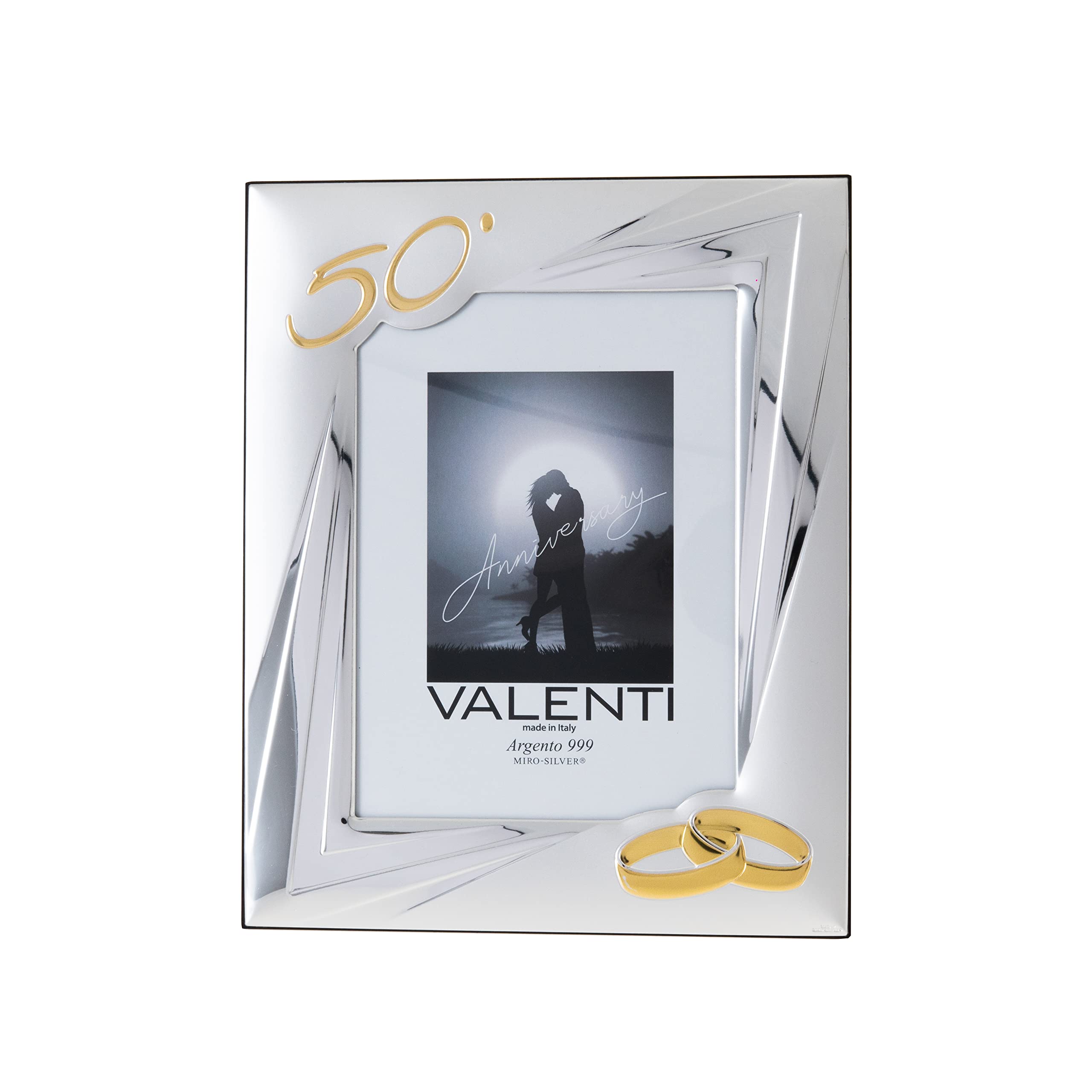 Valenti&Co - Cornice Portafoto in Argento cm 18x24. Ideale Come Regalo ...