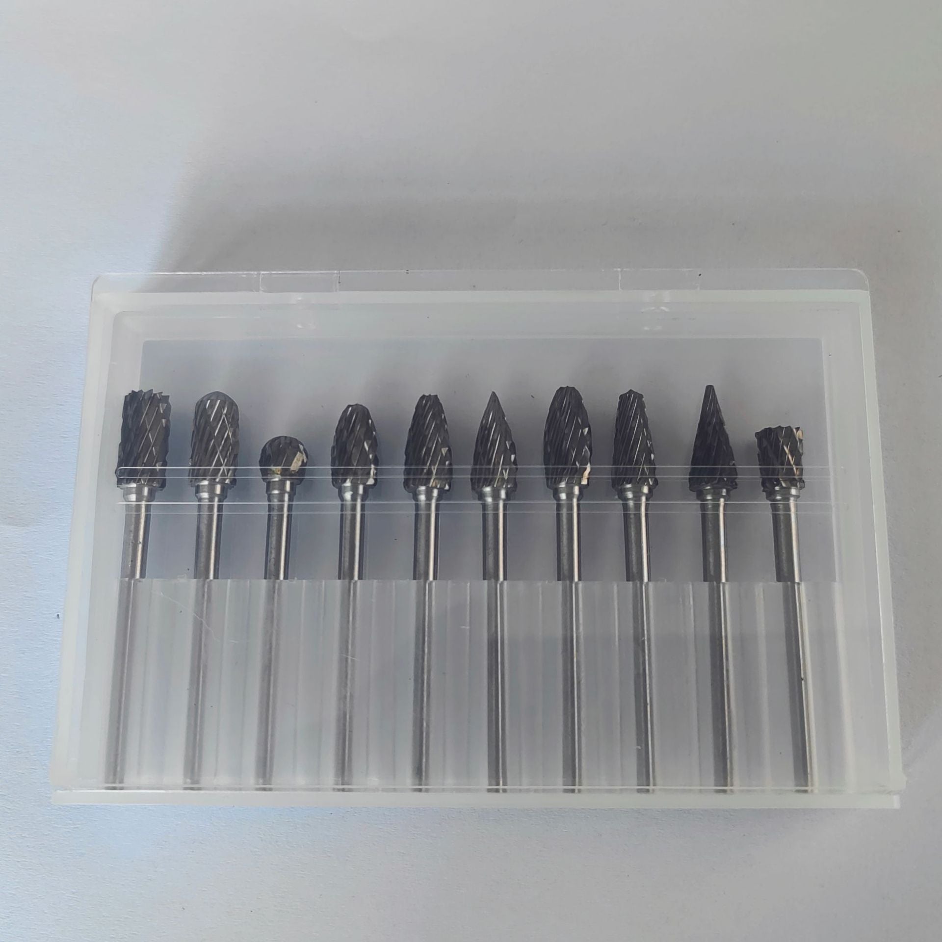 10Pcs Fraises Rotatives en Carbure de Tungstène, Ensemble de Double ...