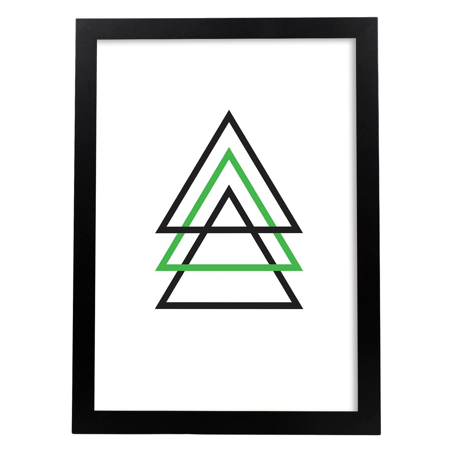 Publier Avec Un Dessin De Ligne Nordique Lamina Dos Et Vert Illustrée