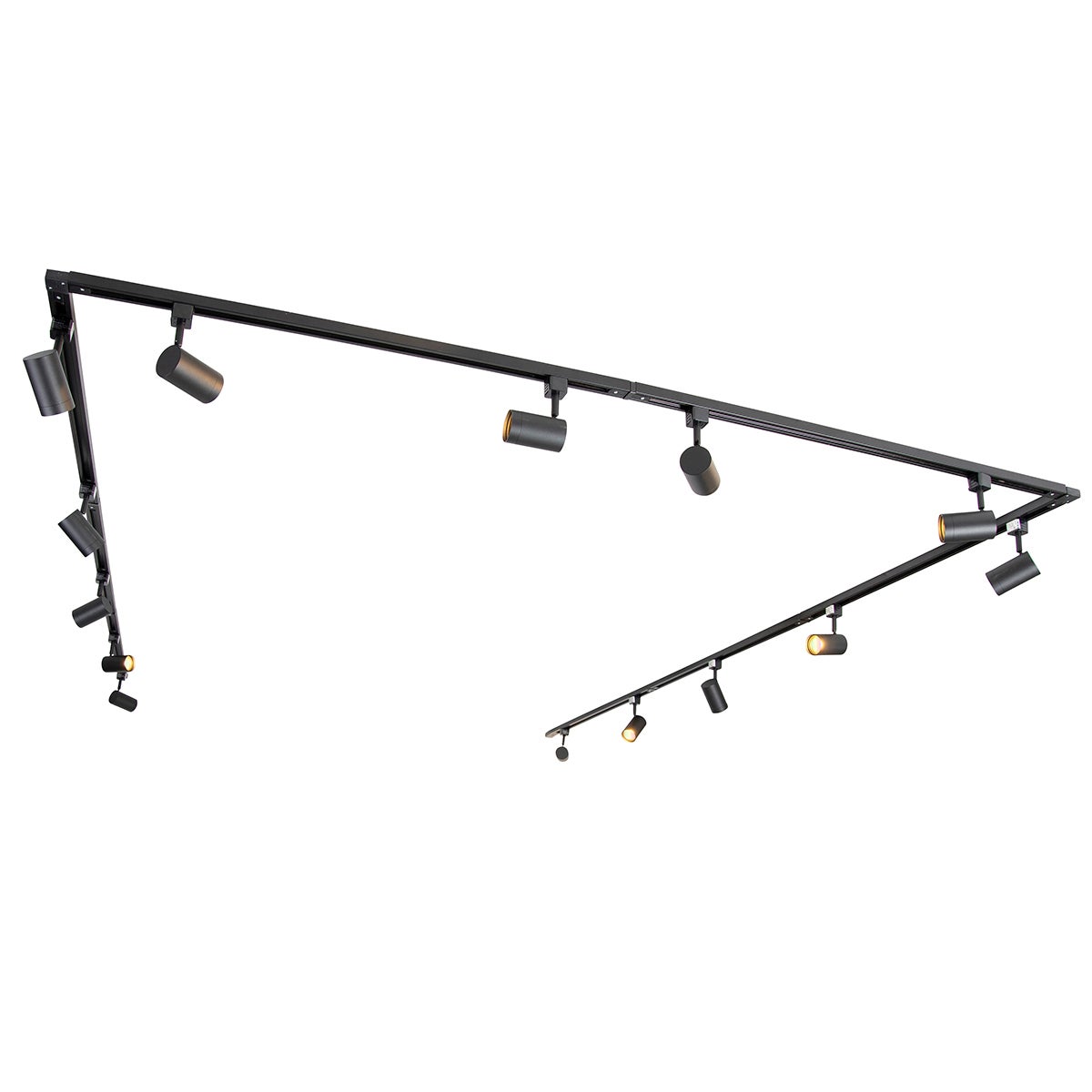 Système de rail luminaire plafond compatible pour led - intelligent ...