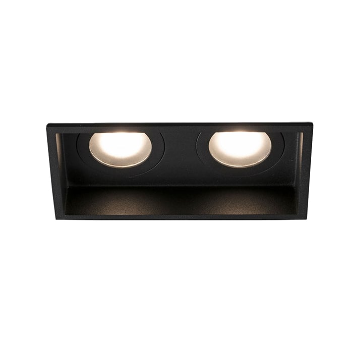 HYDE Lampe encastrable au plafond noir de FARO 40125 | Leroy Merlin