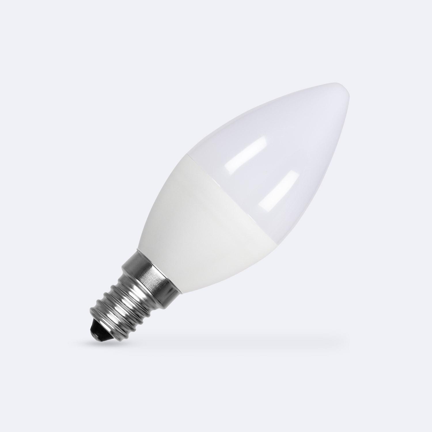 Ampoule LED E14 5W 500 lm C37 Blanc neutre No Flicker 4000K | Leroy Merlin