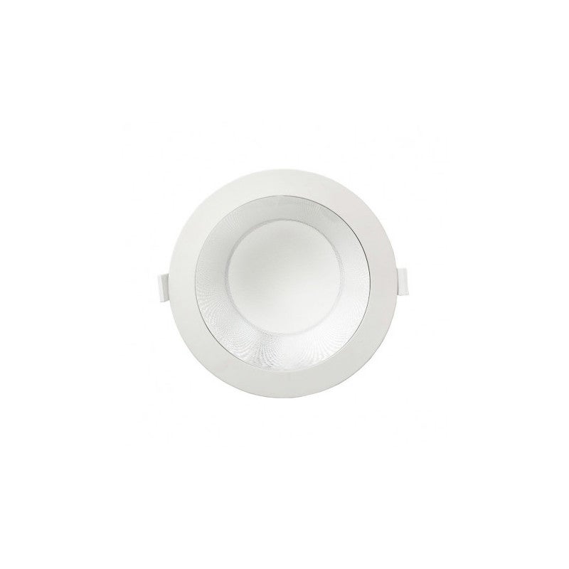 Foco LED empotrable regulable 40W 4000lm 85° Ø215mm IP43 IK07 - Blanco ...