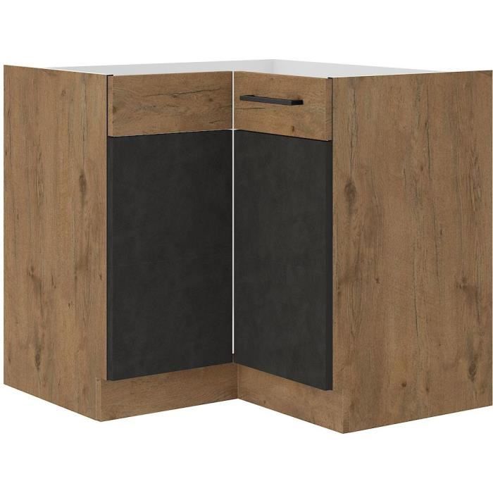 Meuble bas d'angle ROCK - L 89 cm | Leroy Merlin