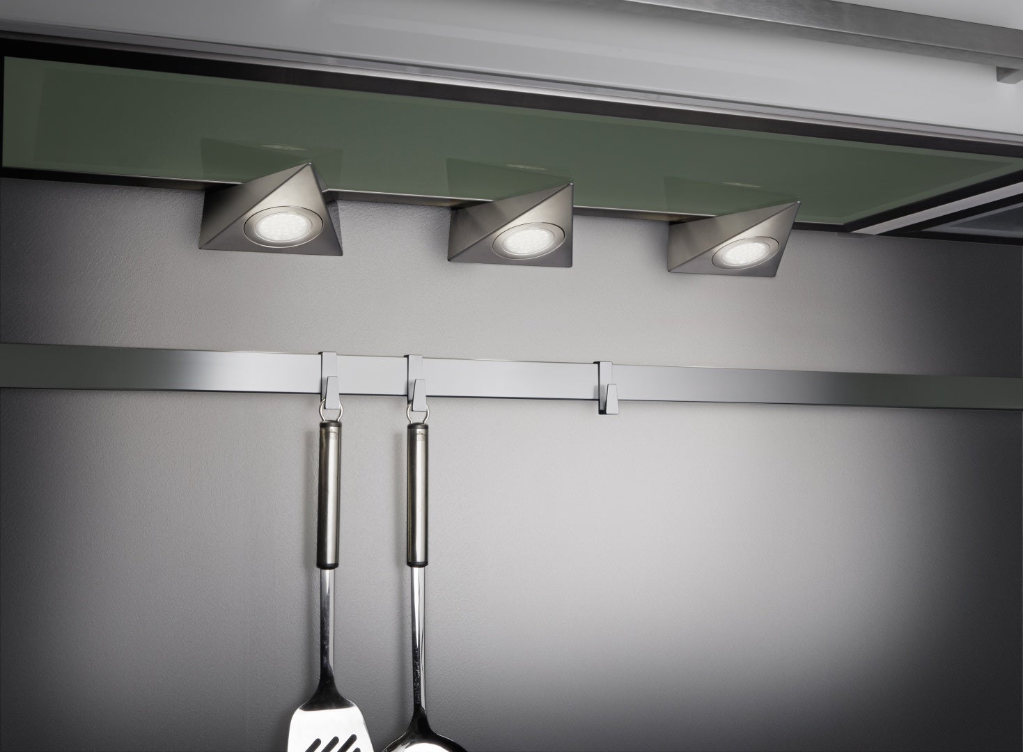 3 Led Sottopensile, "Ecco", Silver, Metallo, 12x4x11cm | Leroy Merlin