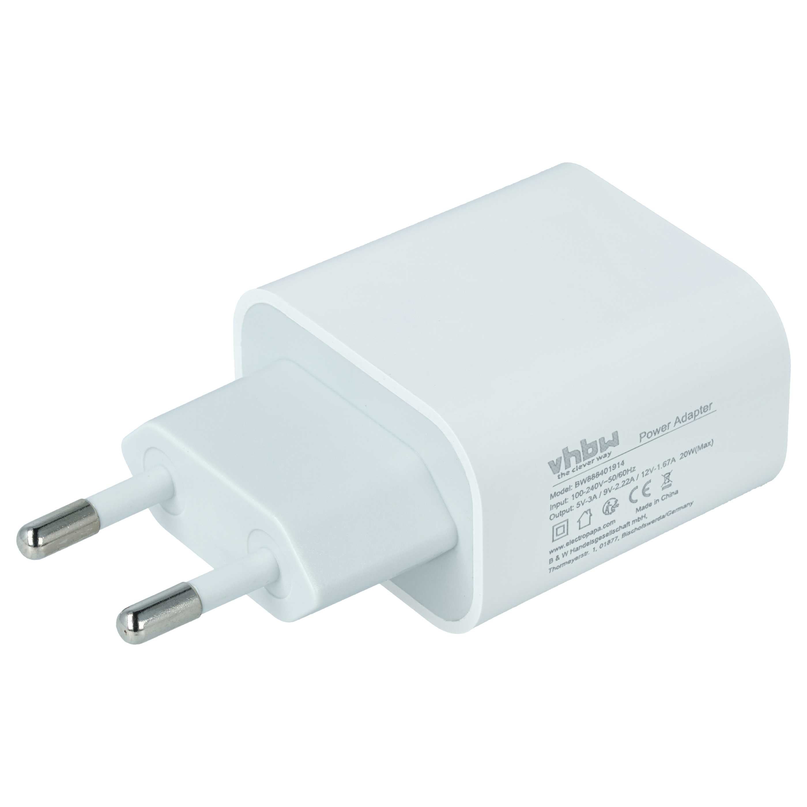 Vhbw Chargeur secteur USB C universel pour smartphone, tablette et ...