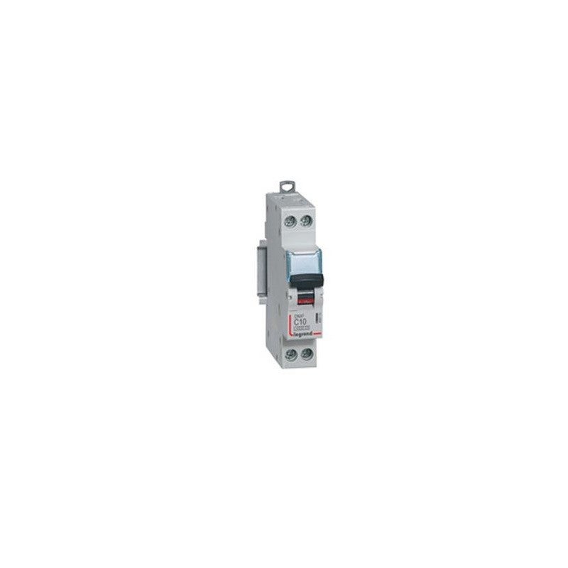 Legrand 406867 Disjoncteur dx≥ 4500 - vis/vis - u+n 230v~ 10a - 6ka - courbe c - départ | Leroy ...