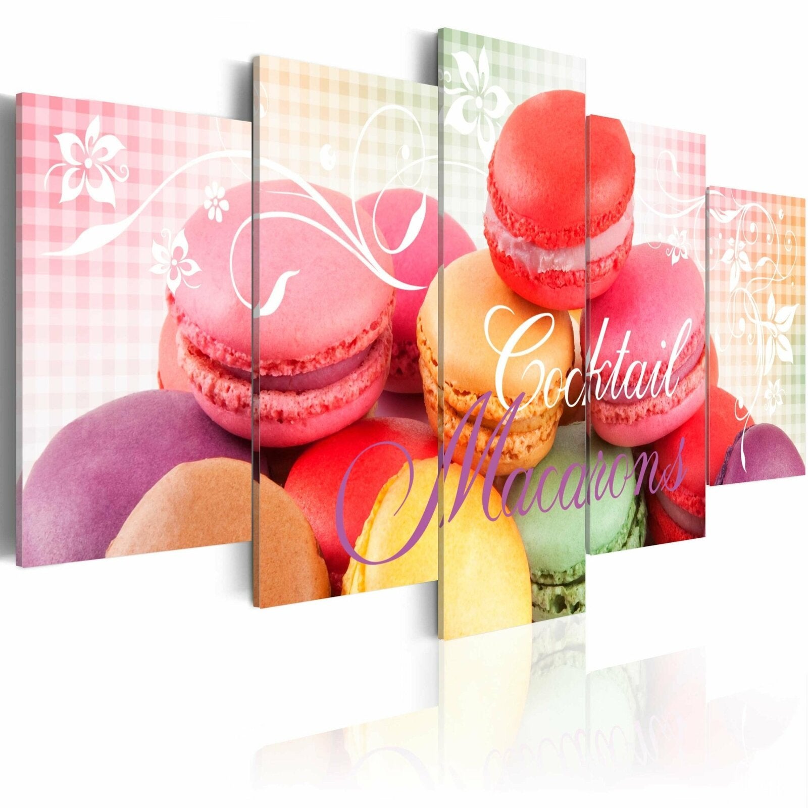 Tableau macarons sucrés - 100 x 50 cm | Leroy Merlin