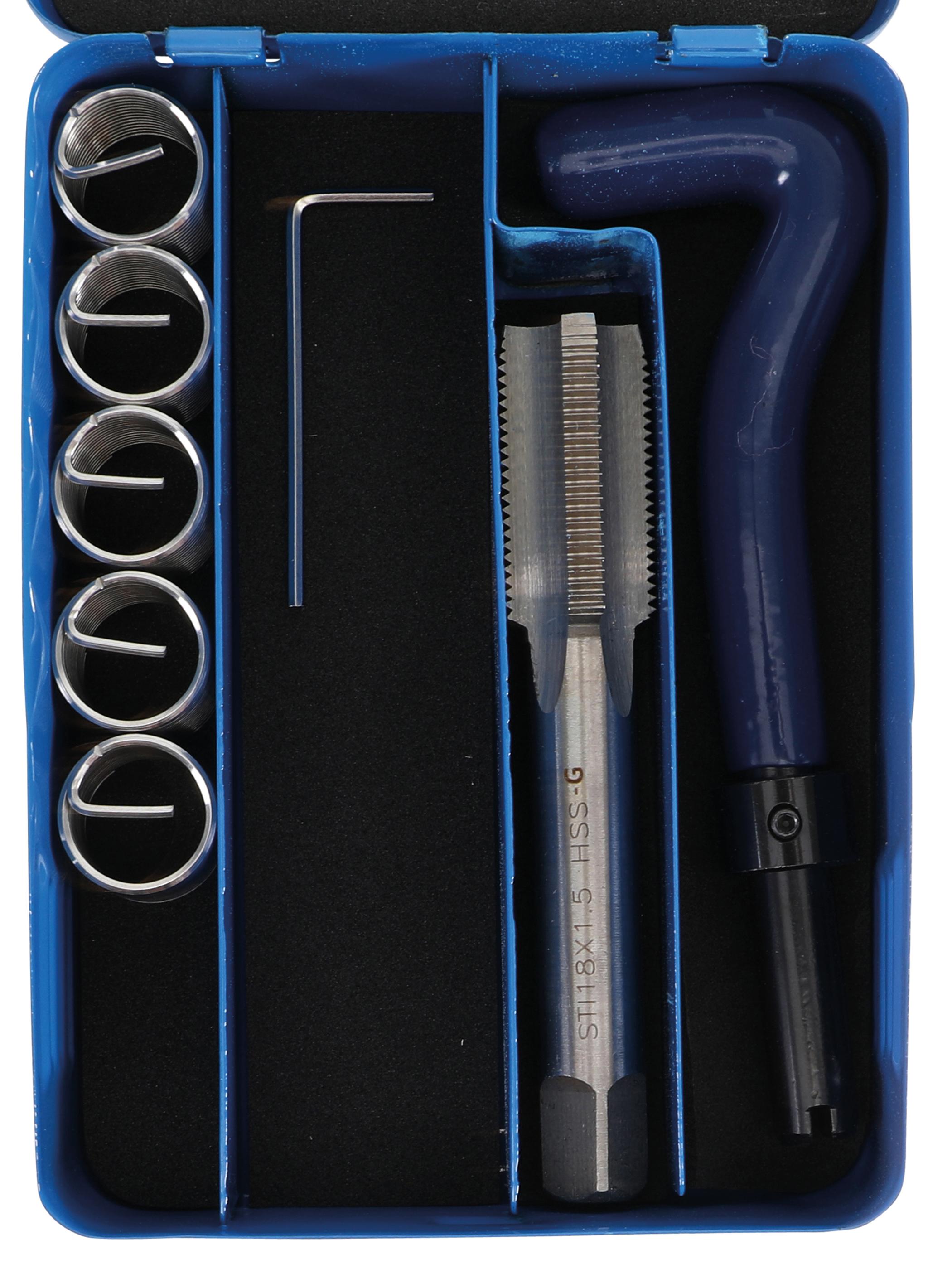 BGS Kit di riparazione per filetti | M18 x 1,5 mm | 7 pz. | Leroy Merlin