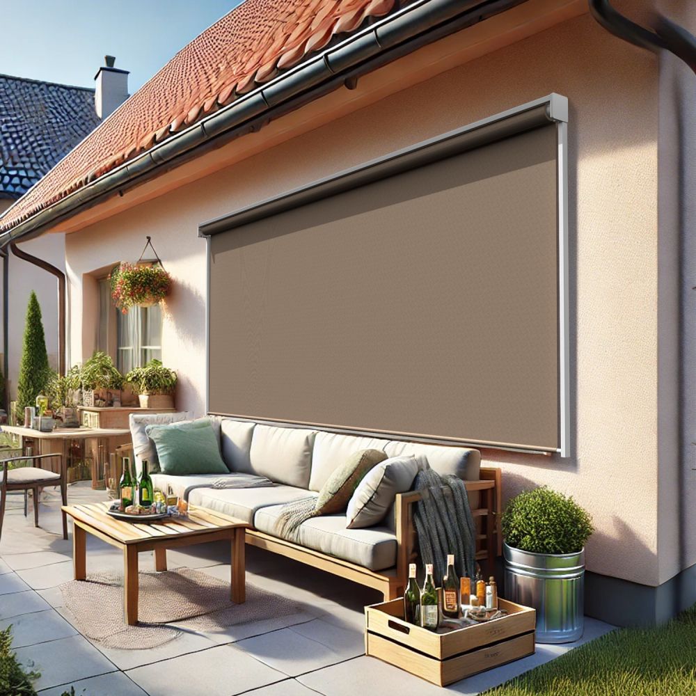 RAMMEL - Toldo entre bastidores ( Driza - Topo - Blanco - 1.00m x 1.00m ...