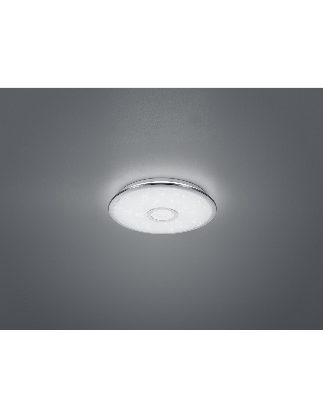 Plafón multifuncional Disco Led Osaka Ø42 cm Chrome Trio Lighting ...